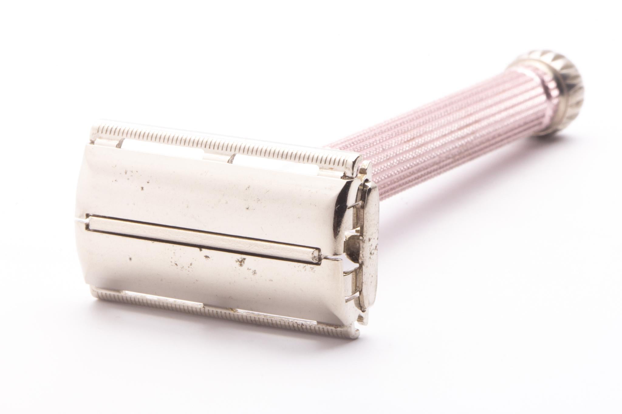 1965 K1 Gillette Pink Star Lady Gillette Double Edge Razor | Original ...