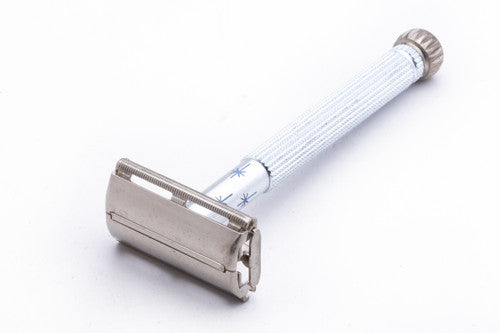 1971 Gillette Blue Star Lady Gillette Double Edge Safety Razor – Razor ...