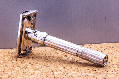 1967 M3 Gillette Slim Adjustable Double Edge Safety Razor | Rhodium Re ...