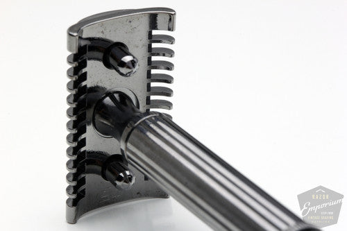 Fatip Black Nickel Grande Open Comb | Double Edge Safety Razor – Razor ...