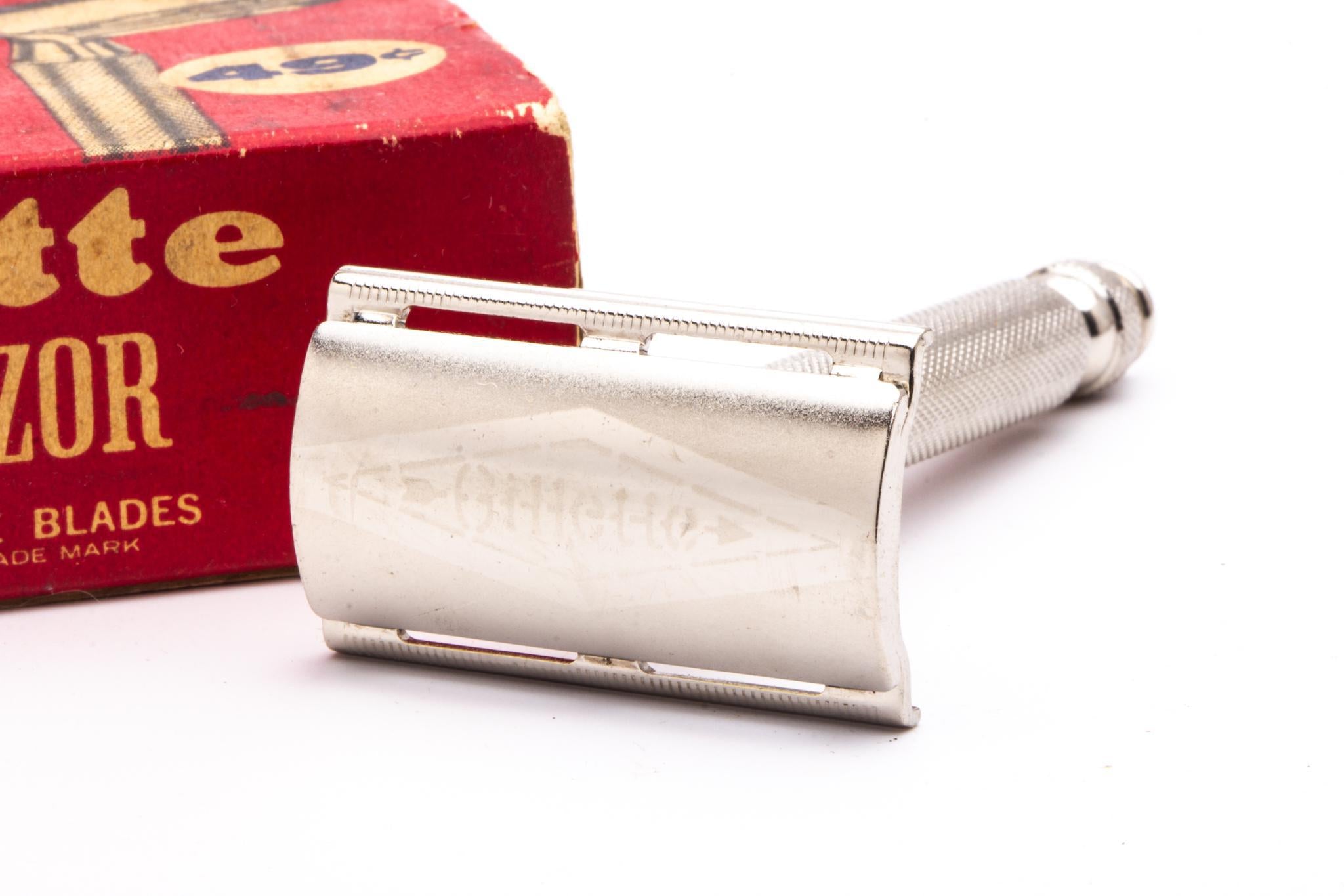 1957 C4 Gillette Ball End Tech DE Safety Razor | Original Condition ...