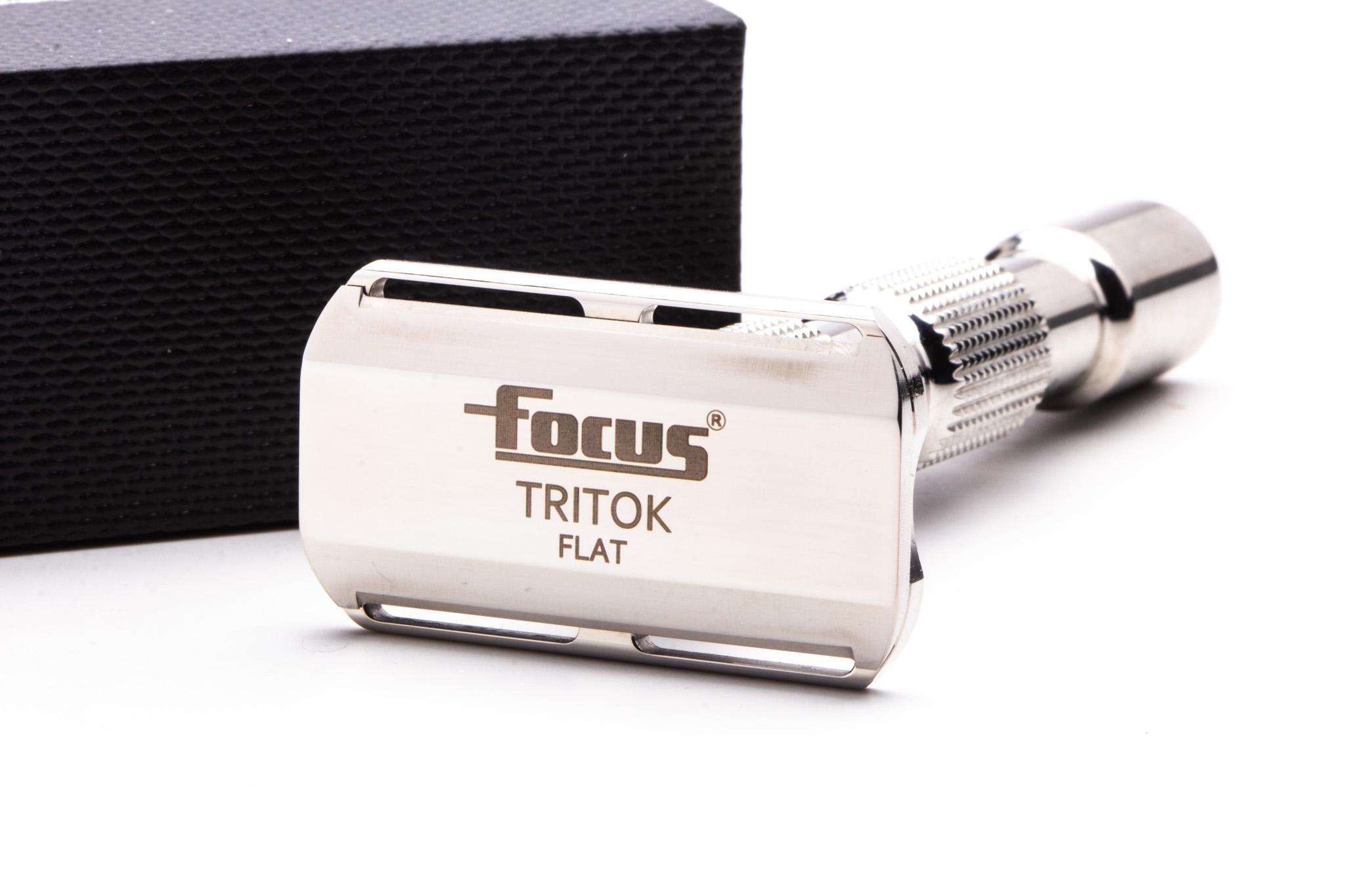 Focus R61 Tritok Flat Double Edge Safety Razor | Pre-Owned – Razor Emporium