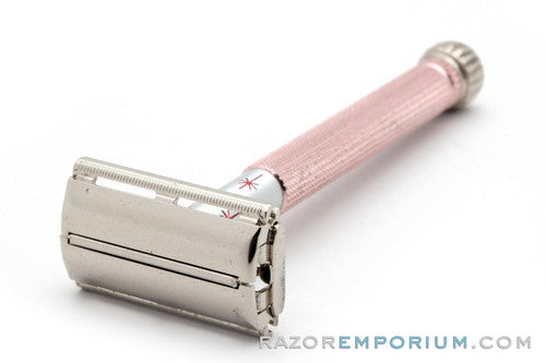 1965 Gillette K4 Pink Star Lady Gillette Double Edge Safety Razor ...
