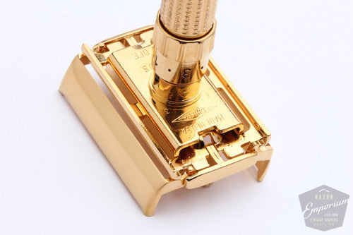 Gillette 1960 Executive Fatboy | 24K Gold Revamp – Razor Emporium