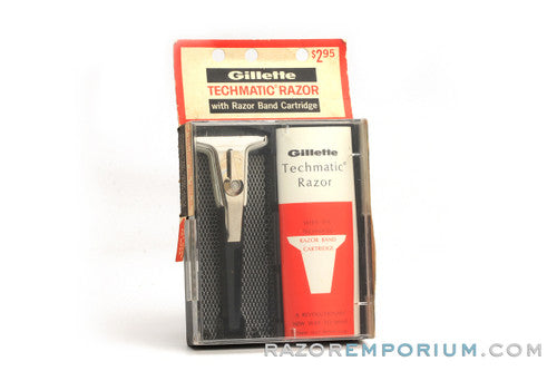 1970's Gillette Techmatic Band Safety Razor New Old Stock – Razor Emporium