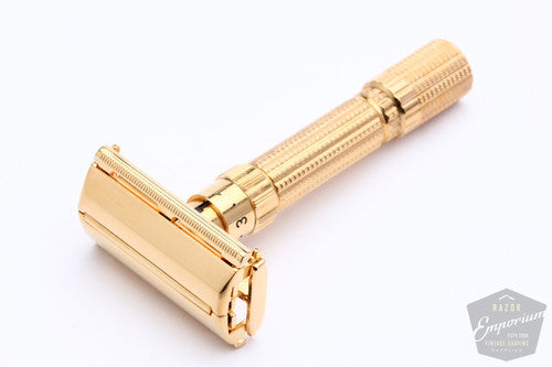 Gillette 1960 Executive Fatboy | 24K Gold Revamp – Razor Emporium
