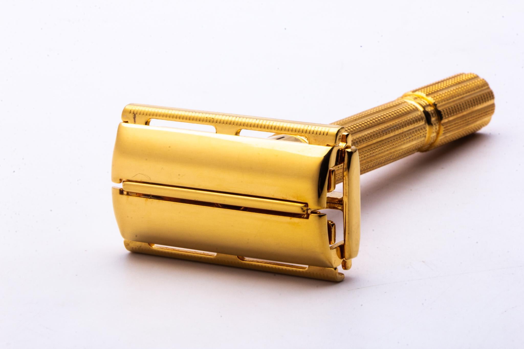 1961 G3 Gillette Slim Adjustable Double Edge Safety Razor | 24k Gold R ...