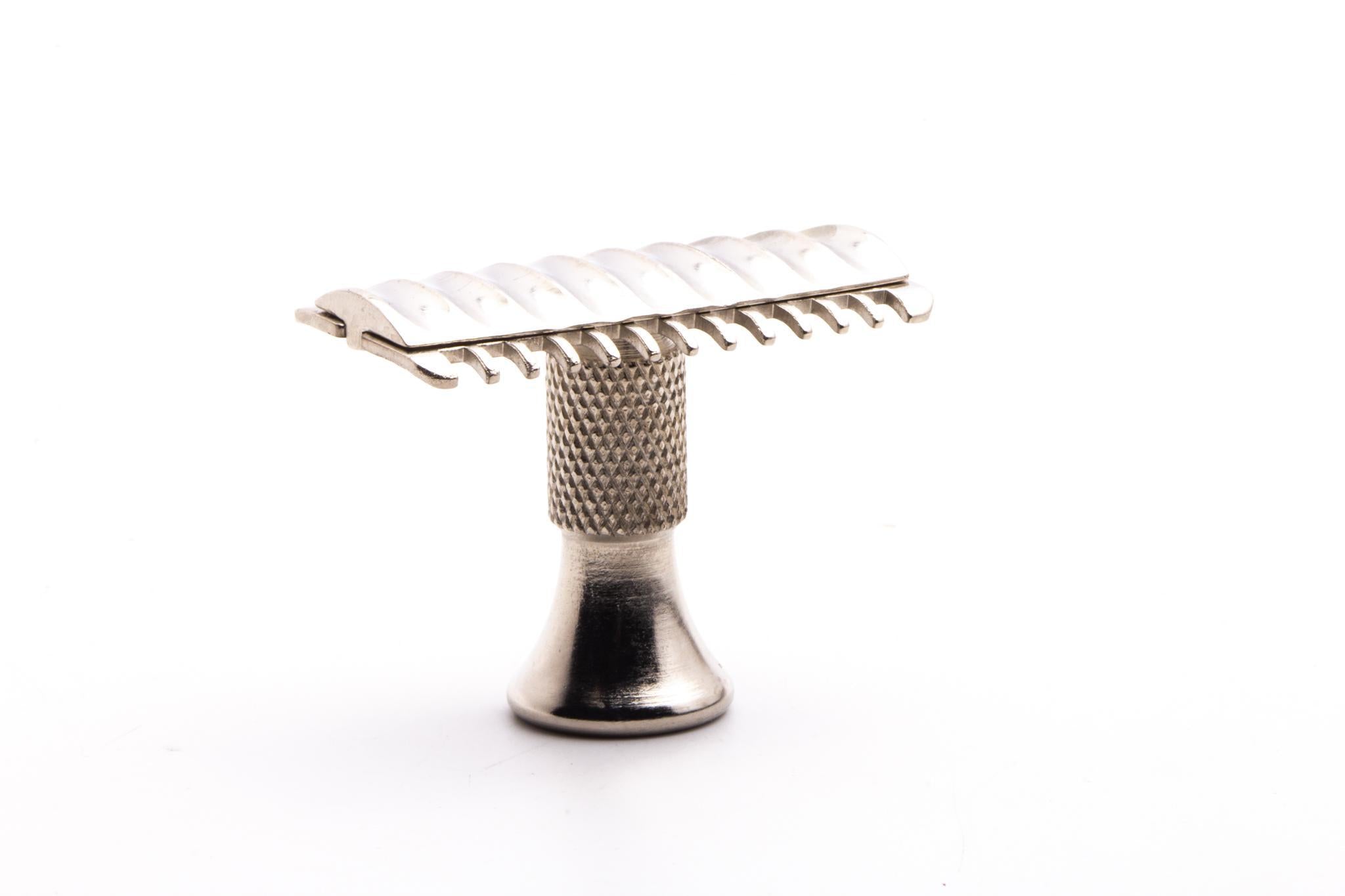 1950's Apollo 3 Piece Travel Double Edge Safety Razor | Factory Nickel ...