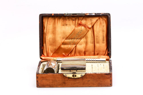 1900's Kampfe Bros. STAR Model SE Safety Razor With Case and 4 Blades ...