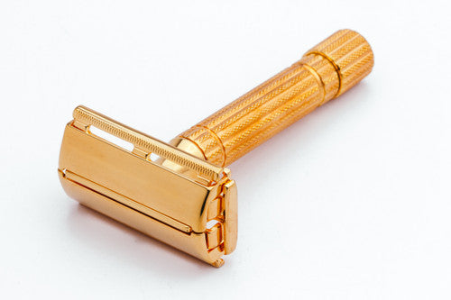 1955 Gillette Diplomat Double Edge Safety Razor A2 Revamped 24K Gold ...
