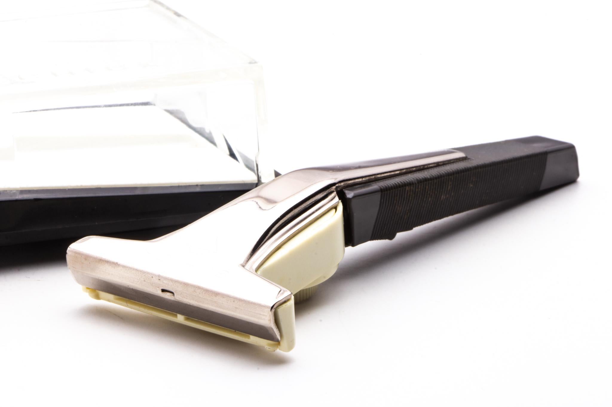 1970's Gillette Techmatic Band Safety Razor Set | Original Condition ...