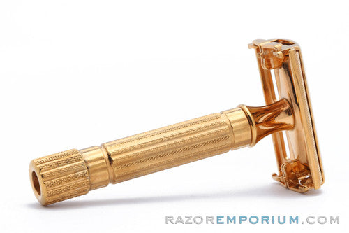 1940's Gillette Regent Tech Double Edge | 24K Gold Revamp – Razor Emporium