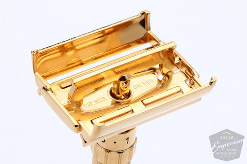 Gillette 1960 Executive Fatboy | 24K Gold Revamp – Razor Emporium