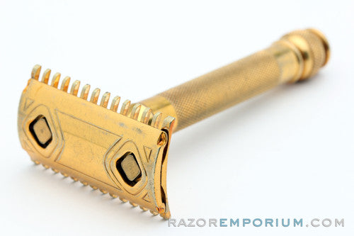 1930's Gillette Goodwill Ball End Gold DE Safety Razor – Razor Emporium