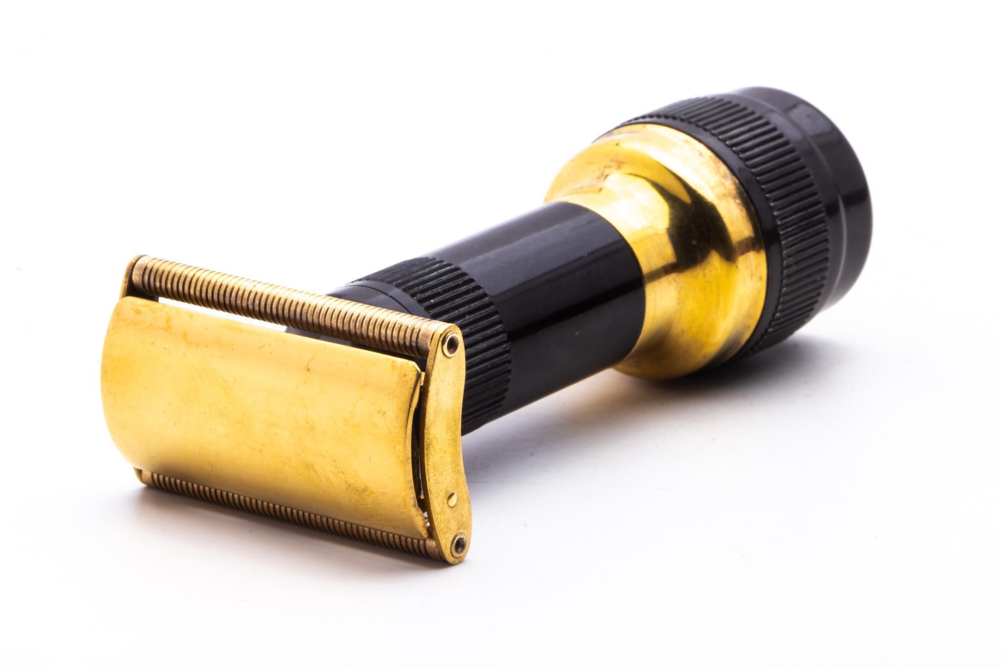 Stahly Live Blade Wind Up Vibrating Safety Razor w/ Wood Box | Origina ...