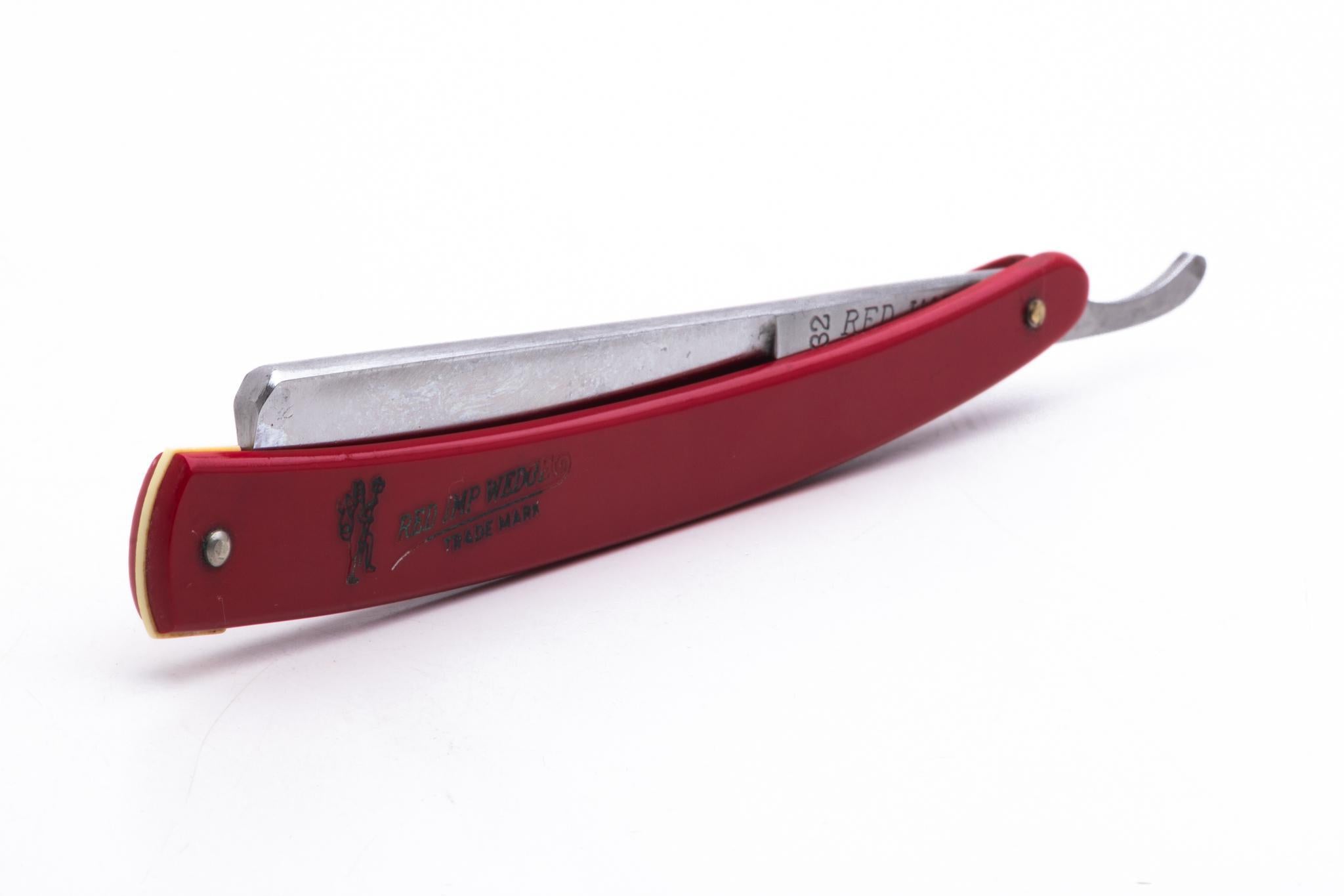 5/8" #132 Red Imp Case Vintage Restored Straight Razor – Razor Emporium