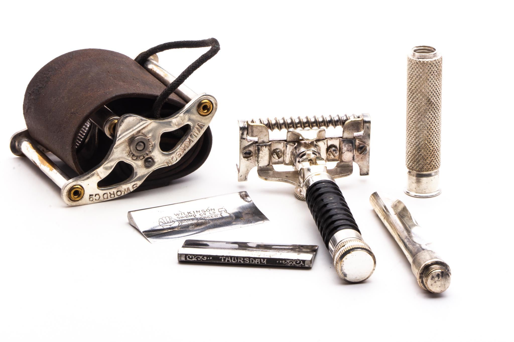 Wilkinson Sword Co. Wedge Style 7 Day Safety Razor Set | Original Cond ...