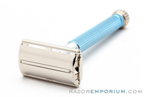 1963 Gillette I2 Blue Star Lady Gillette Double Edge Safety Razor ...