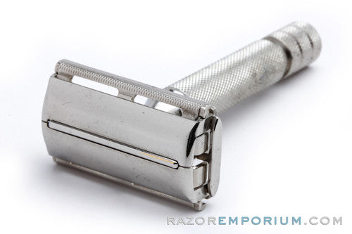 1950's Gillette British Heavy Duty HD Rocket Safety Razor Set - Excell ...