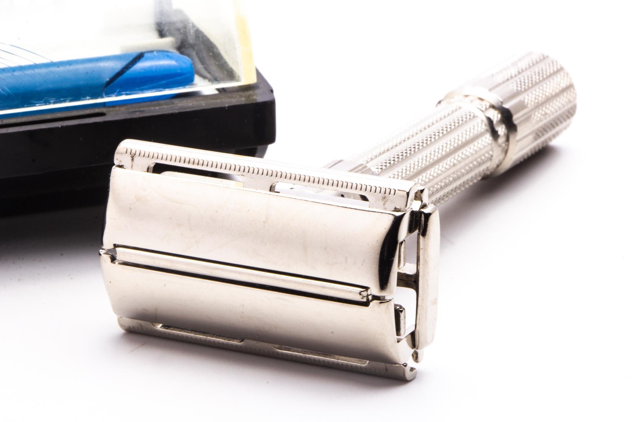 1960 F2 Gillette Fatboy Adjustable TTO Double Edge Safety Razor Set ...